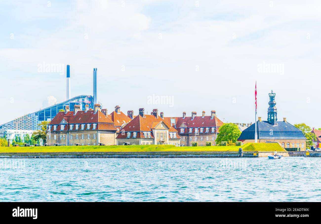 view of a seaside factory in the danish capital Copenhagen Stock Photo ...