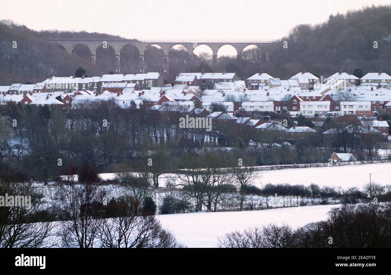 Hownsgill viaduct hi-res stock photography and images - Alamy