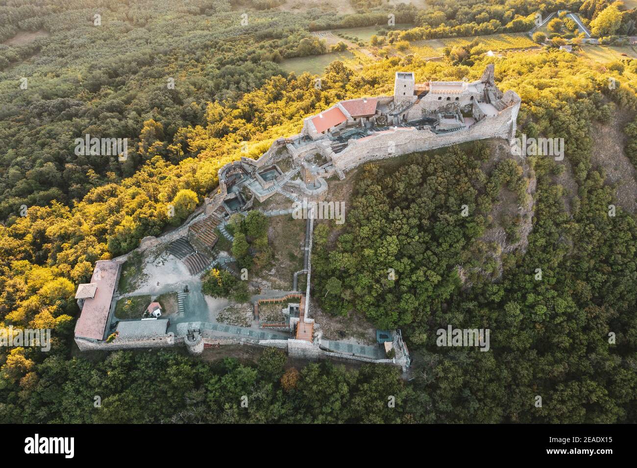 Beautiful aerial view of Szigliget Stock Photo - Alamy