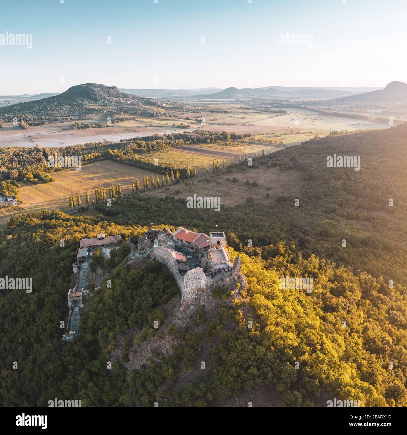Beautiful aerial view of Szigliget Stock Photo - Alamy