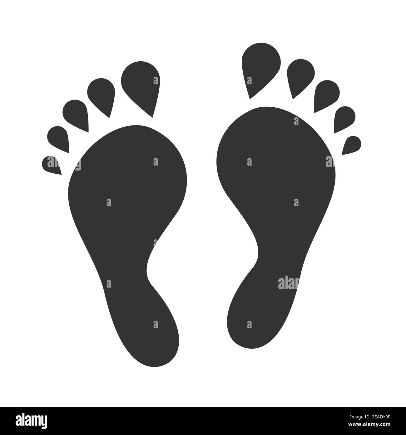 Barefoot painting Stock Vector Images - Alamy