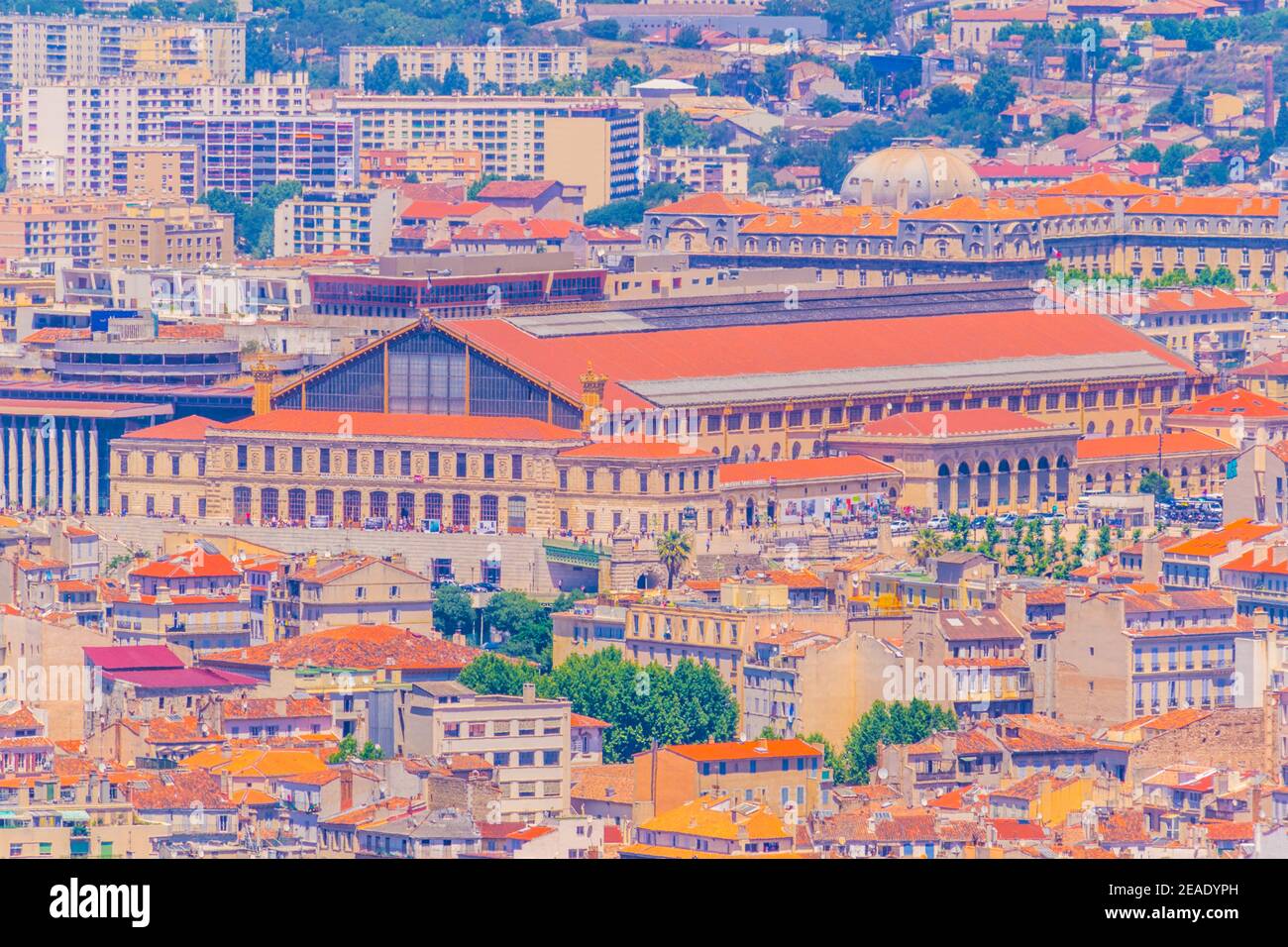 Saint Charles train station at Marseille, France Stock Photo - Alamy