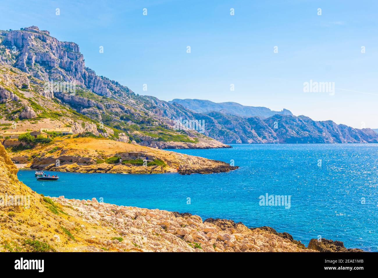 Les Calanques national park in France Stock Photo - Alamy