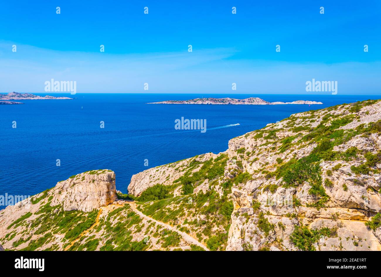 Les Calanques national park in France Stock Photo - Alamy
