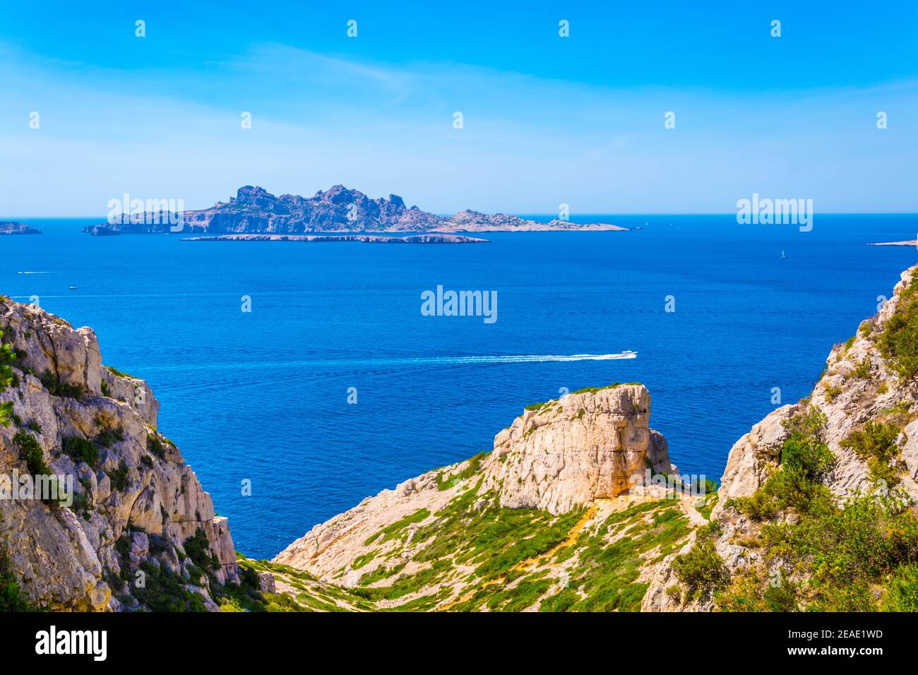 Les Calanques national park in France Stock Photo - Alamy