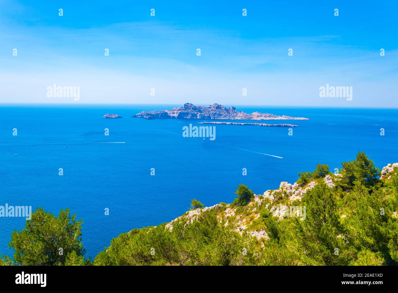 Les Calanques national park in France Stock Photo - Alamy