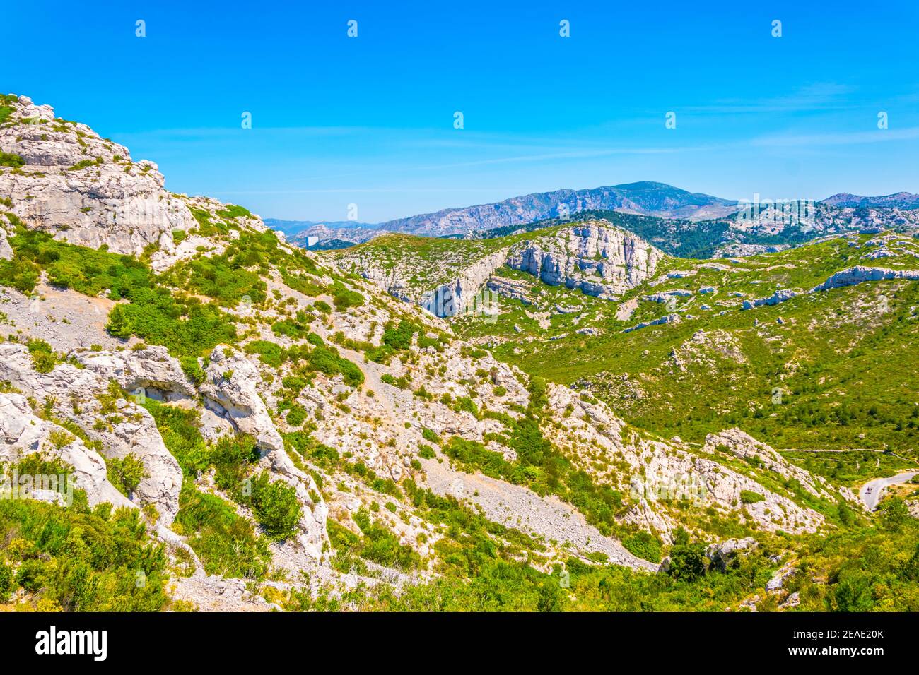 Les Calanques national park in France Stock Photo - Alamy
