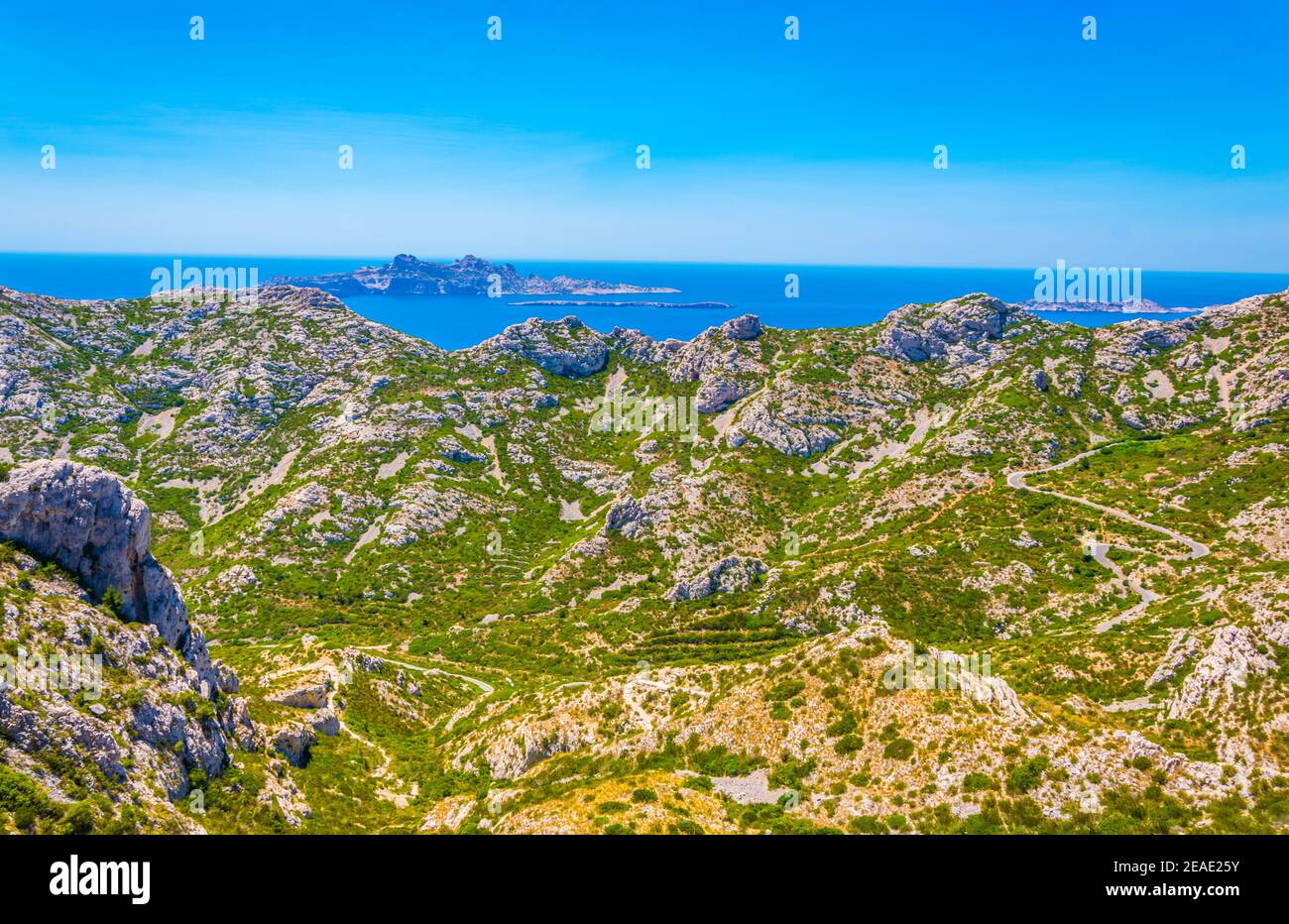 Les calanques, cassis hi-res stock photography and images - Alamy