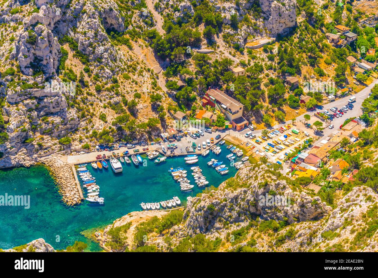 Calanque de Morgiou at les Calanques national park in France Stock ...