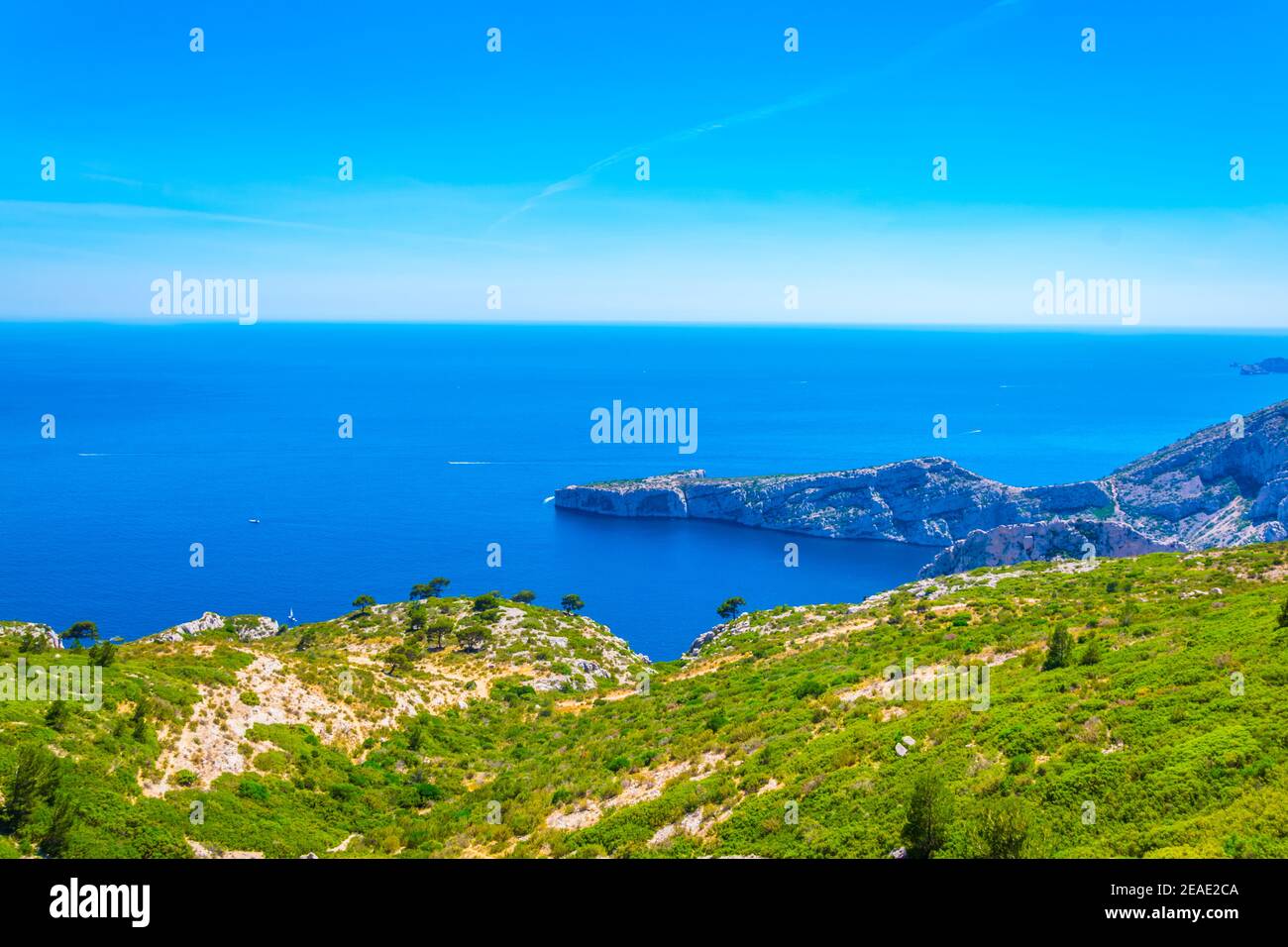 Calanque de Morgiou at les Calanques national park in France Stock ...