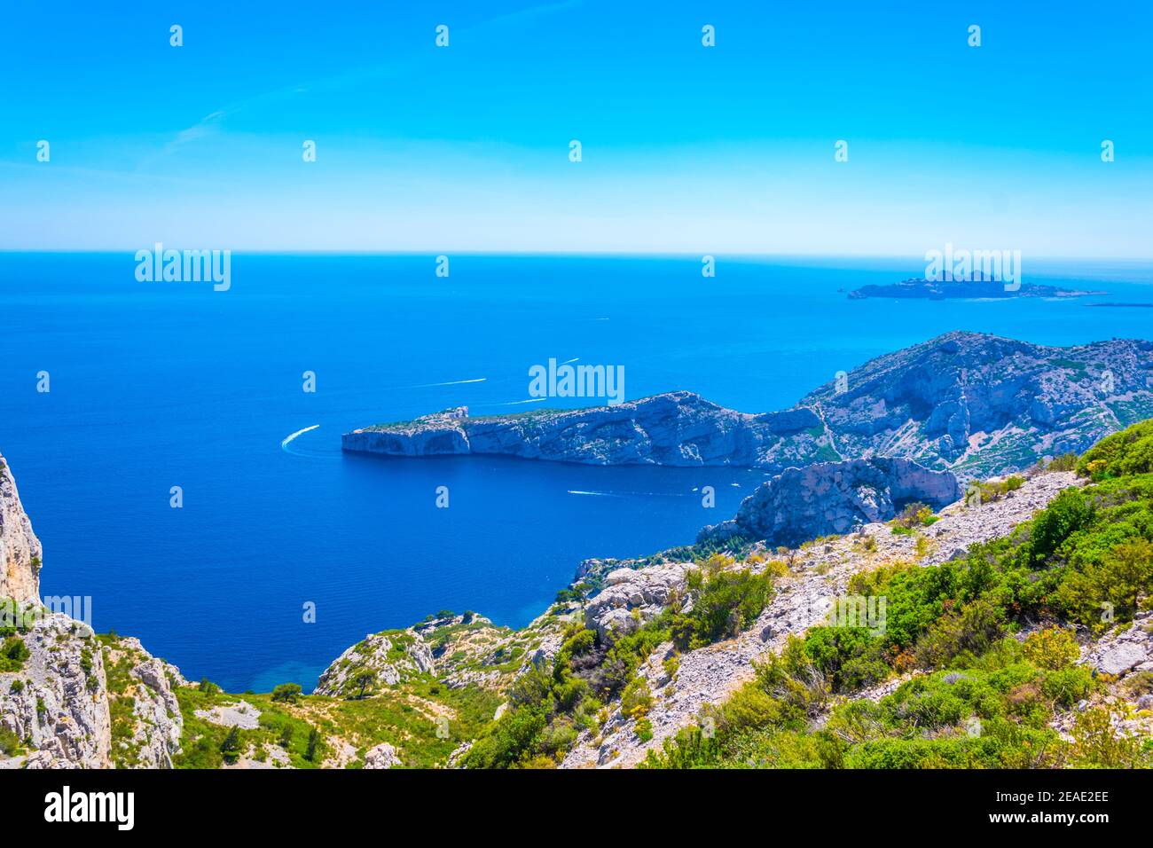 Calanque de Morgiou at les Calanques national park in France Stock ...
