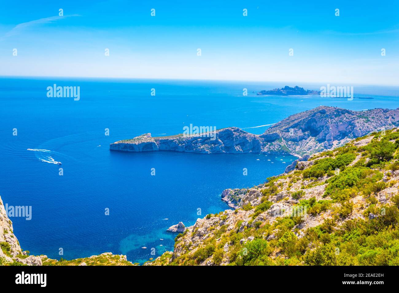 Calanque de Morgiou at les Calanques national park in France Stock ...