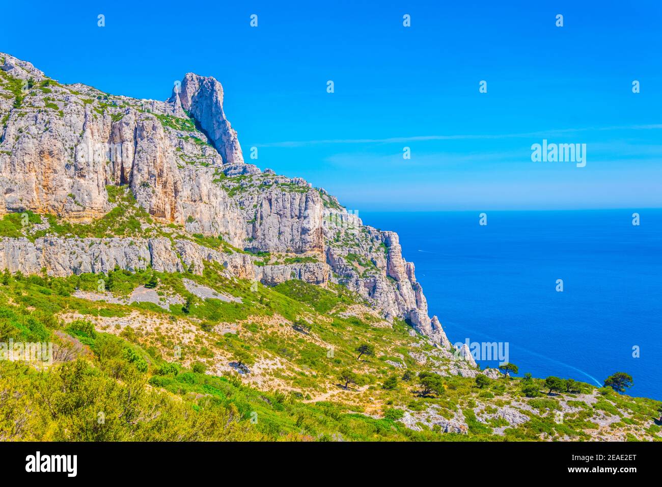 Les Calanques national park in France Stock Photo - Alamy