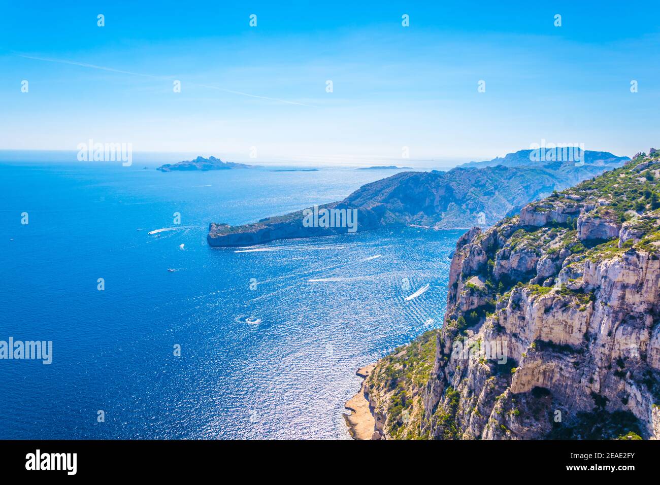 Calanque de Morgiou at les Calanques national park in France Stock ...