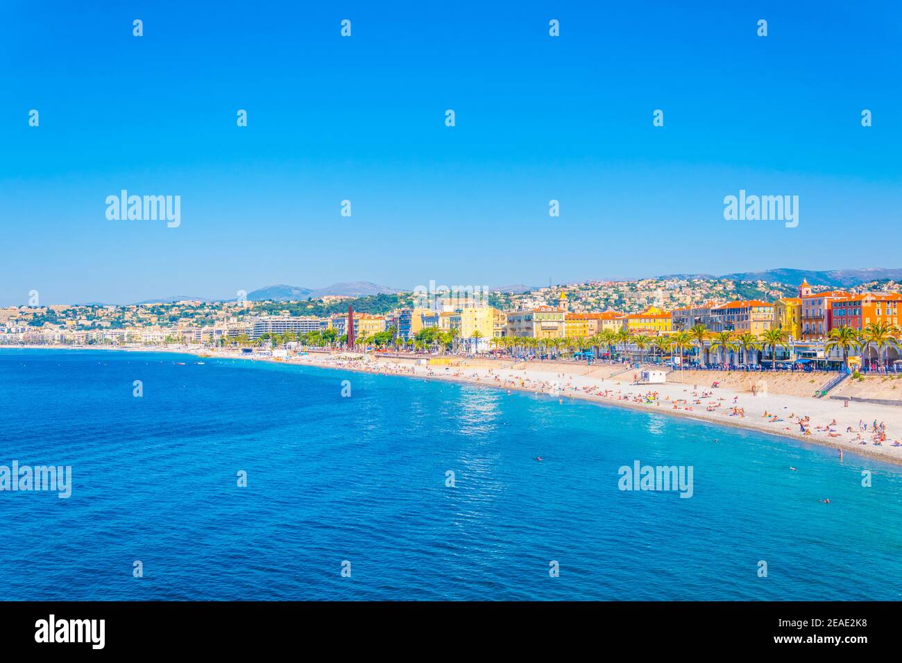 Seaside of Nice, France Stock Photo - Alamy