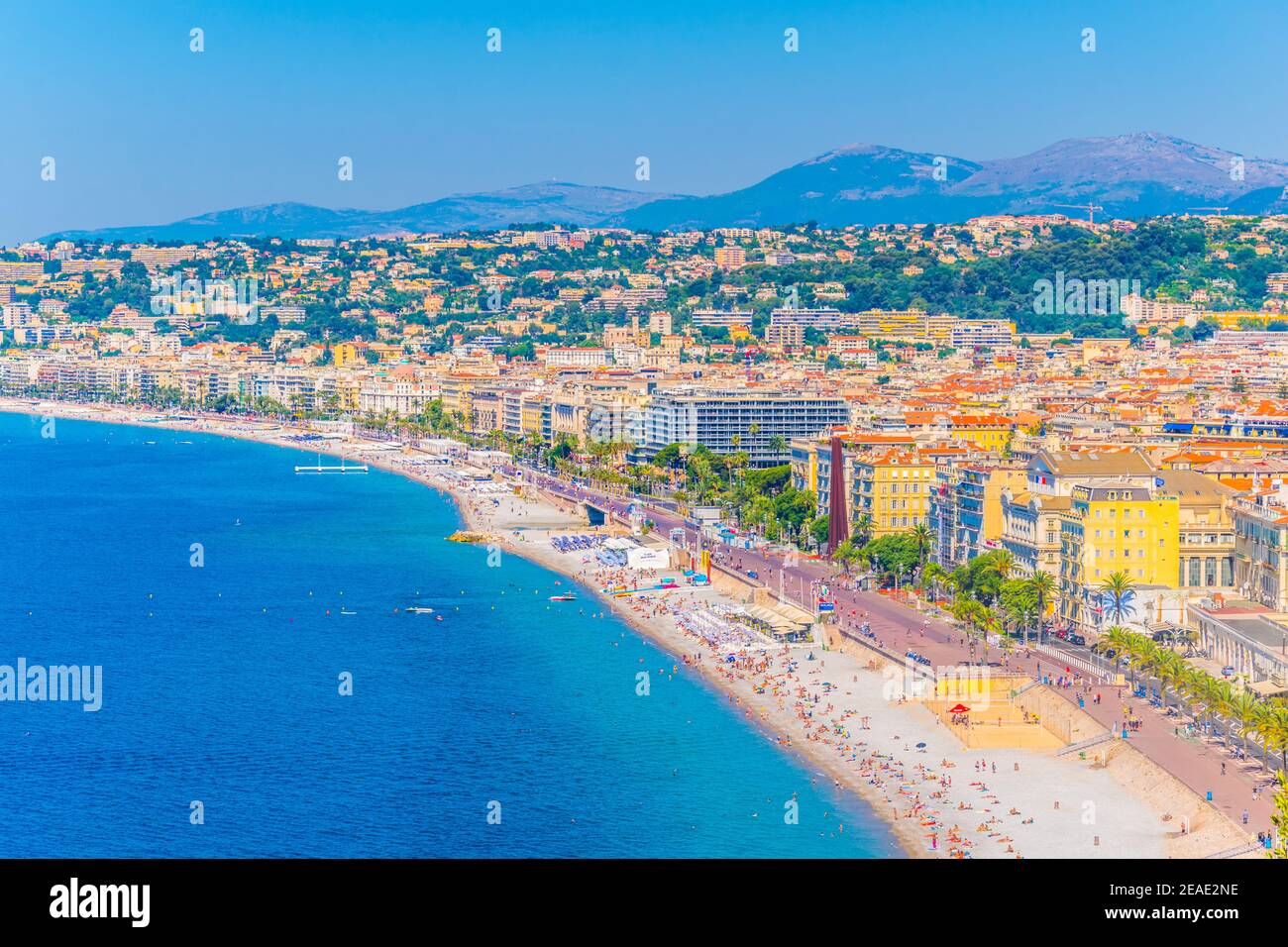 Seaside of Nice, France Stock Photo - Alamy