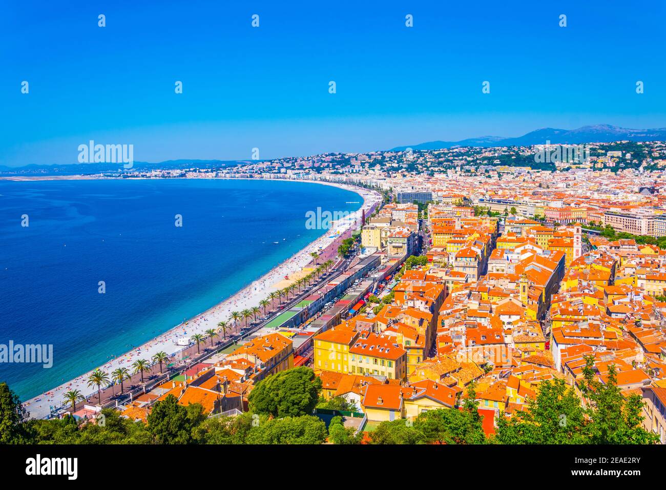 Aerial view of Nice, France Stock Photo - Alamy
