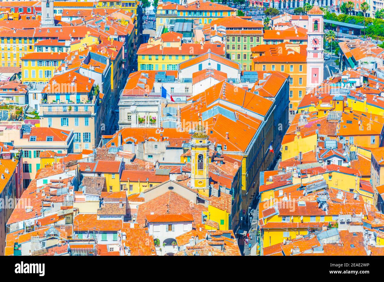 Aerial view of Nice, France Stock Photo - Alamy