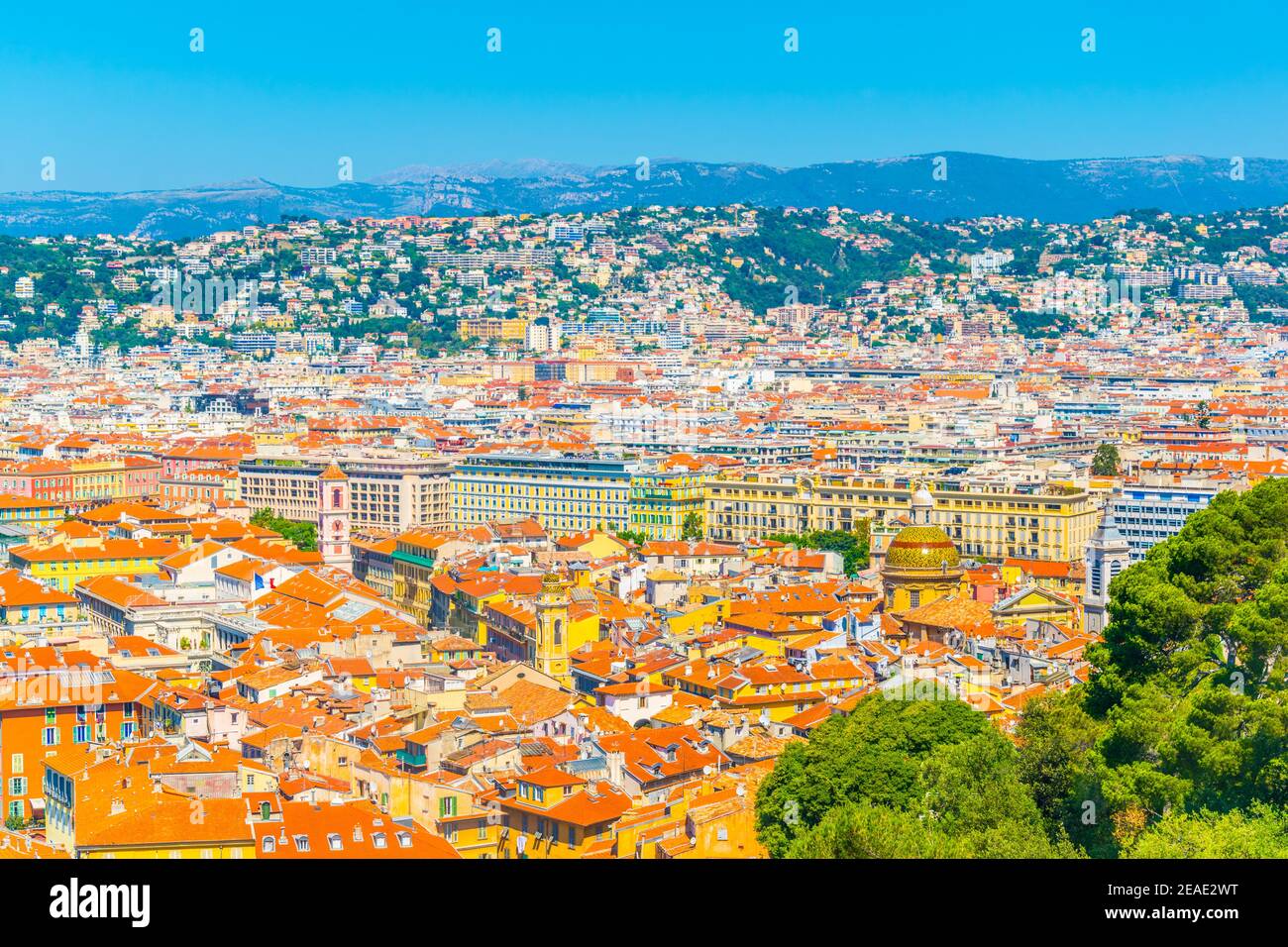 Aerial view of Nice, France Stock Photo - Alamy