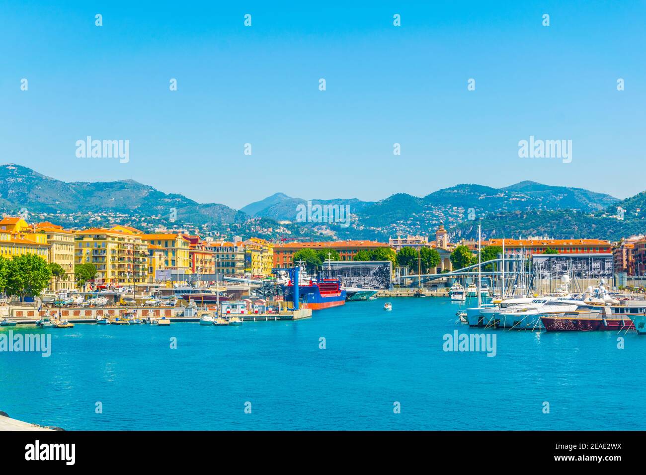 Port of Nice, France Stock Photo - Alamy