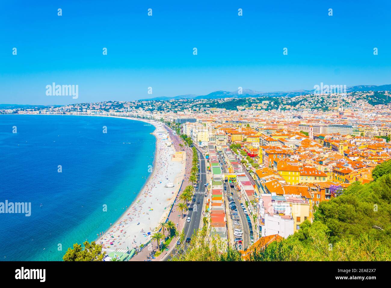 Aerial view of Nice, France Stock Photo - Alamy