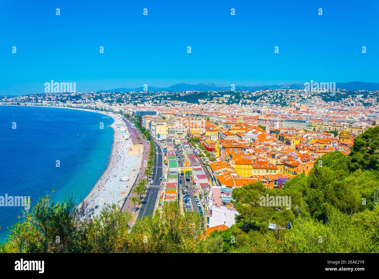 Aerial view of Nice, France Stock Photo - Alamy