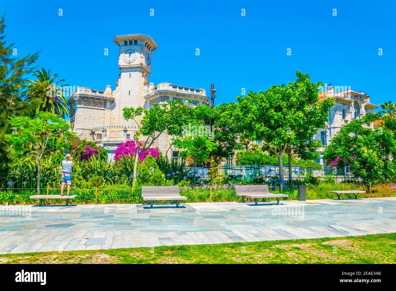 Central nice promenade du paillon hi-res stock photography and images ...