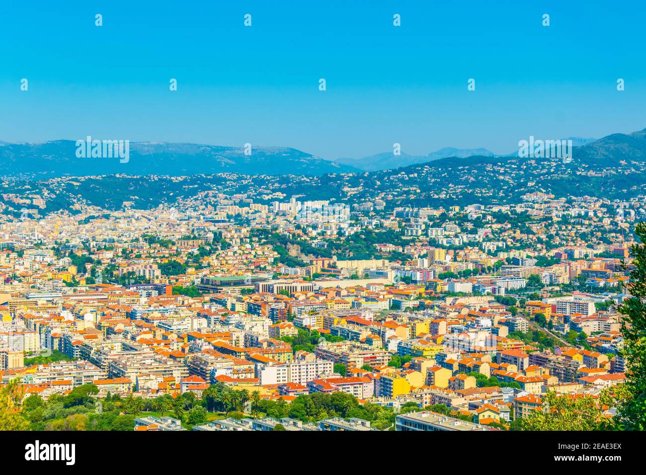 Aerial view of Nice, France Stock Photo - Alamy