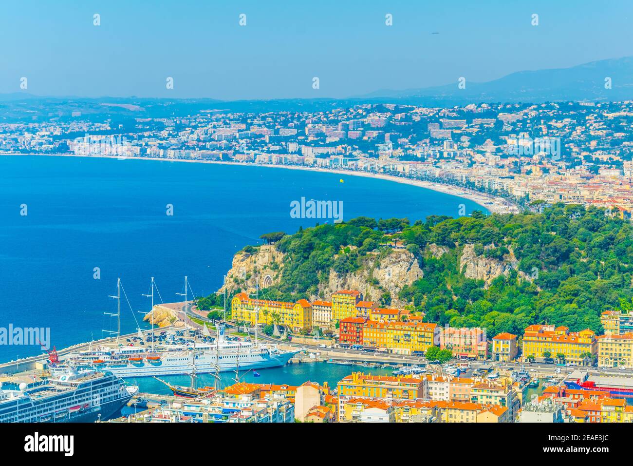 Seaside of Nice, France Stock Photo - Alamy