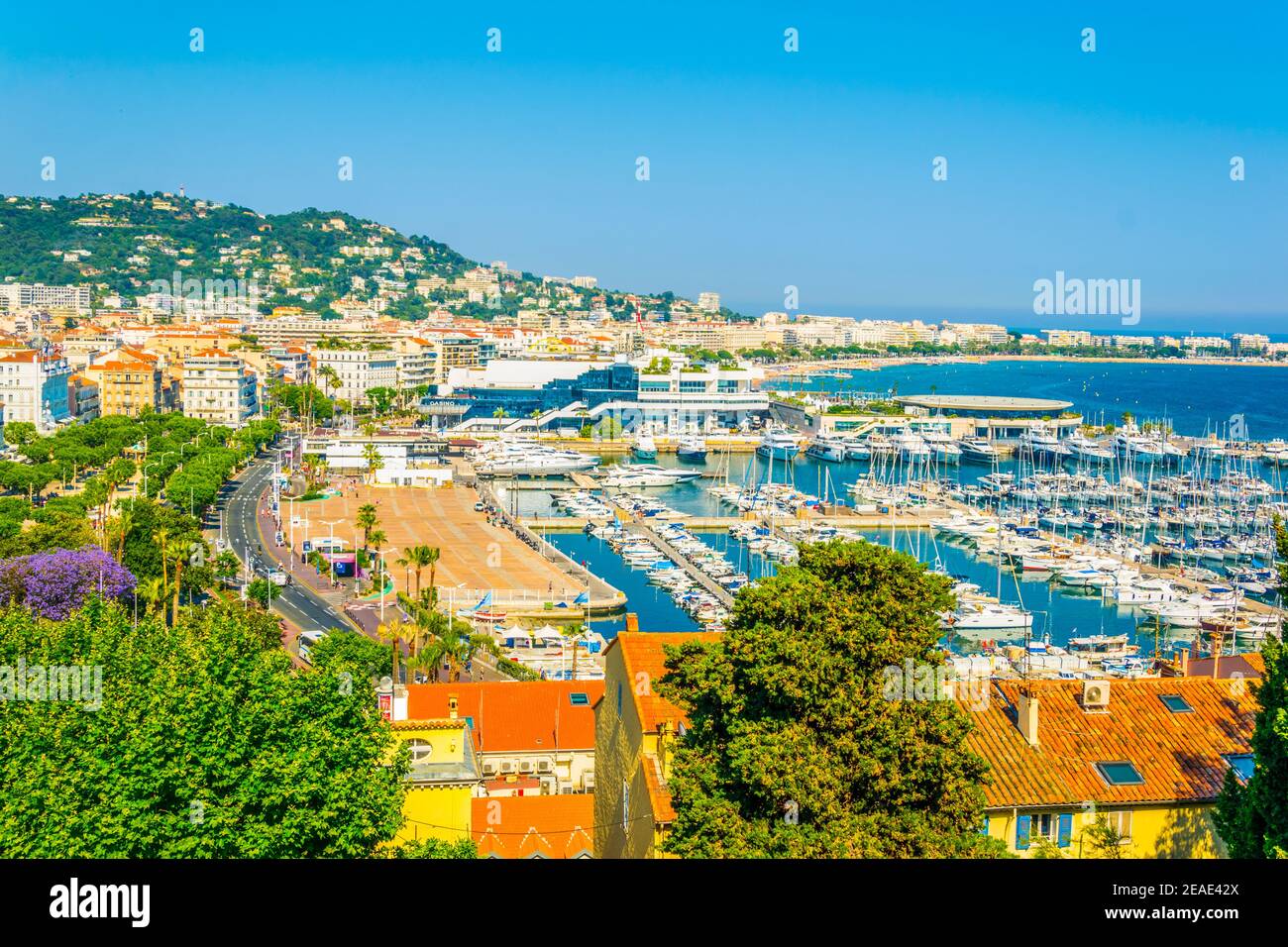 Aerial view of Cannes Stock Photo - Alamy