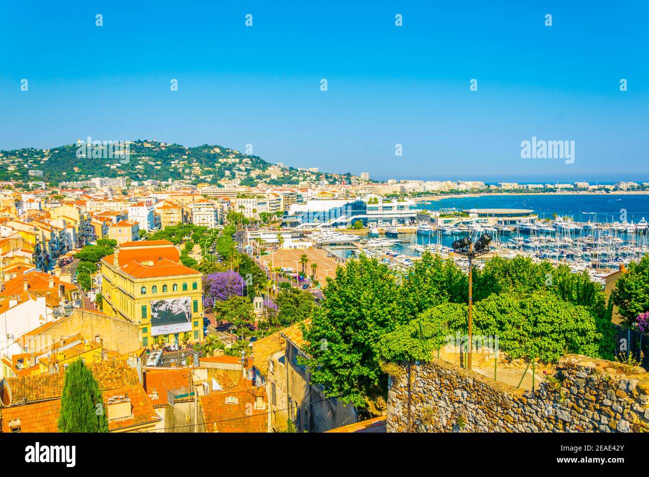 Aerial view of Cannes Stock Photo - Alamy