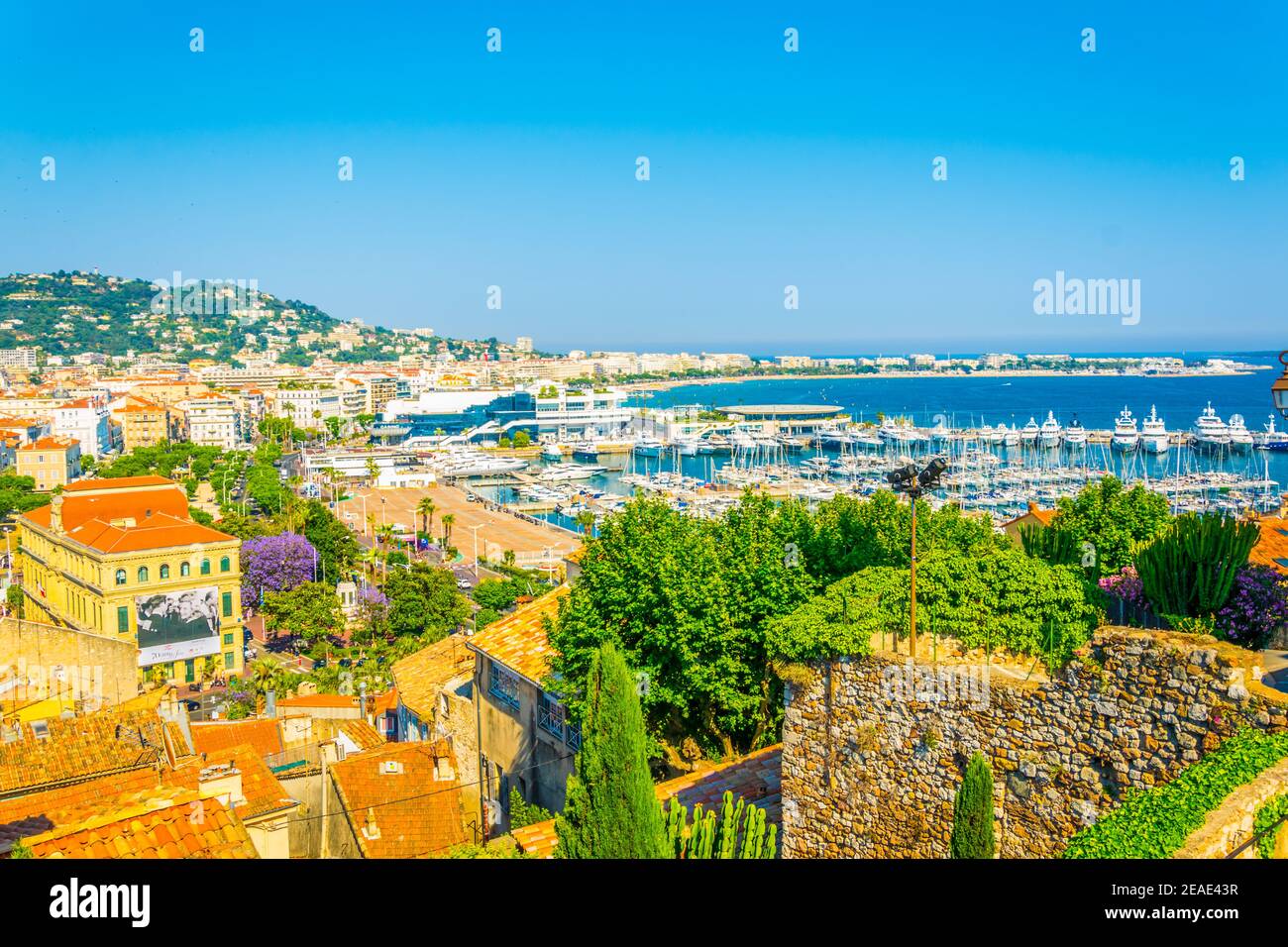 Aerial view of Cannes Stock Photo - Alamy