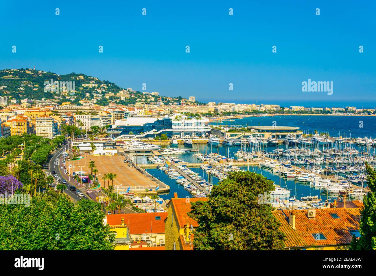 Aerial view of Cannes Stock Photo - Alamy