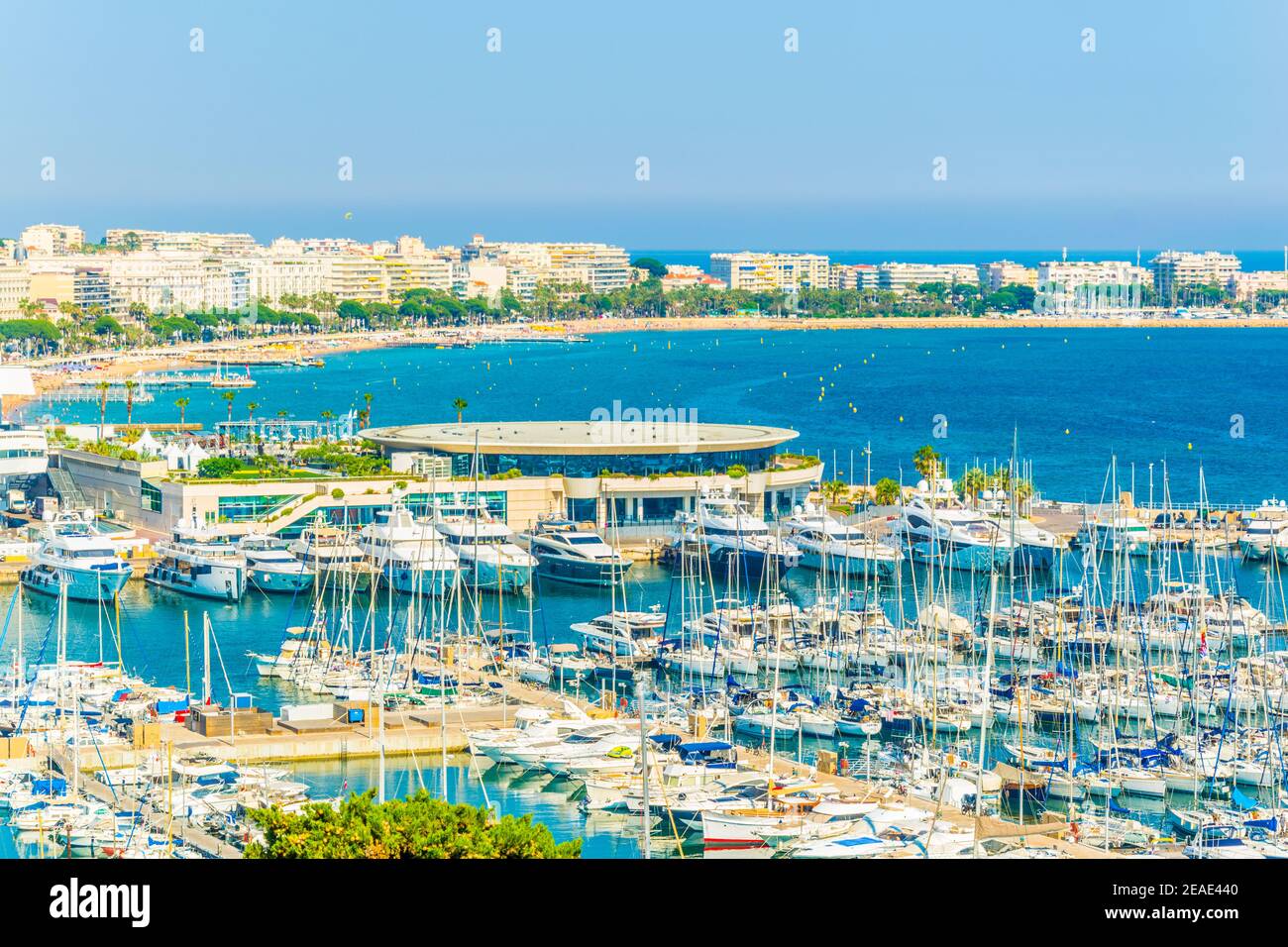 Aerial view of Cannes Stock Photo - Alamy