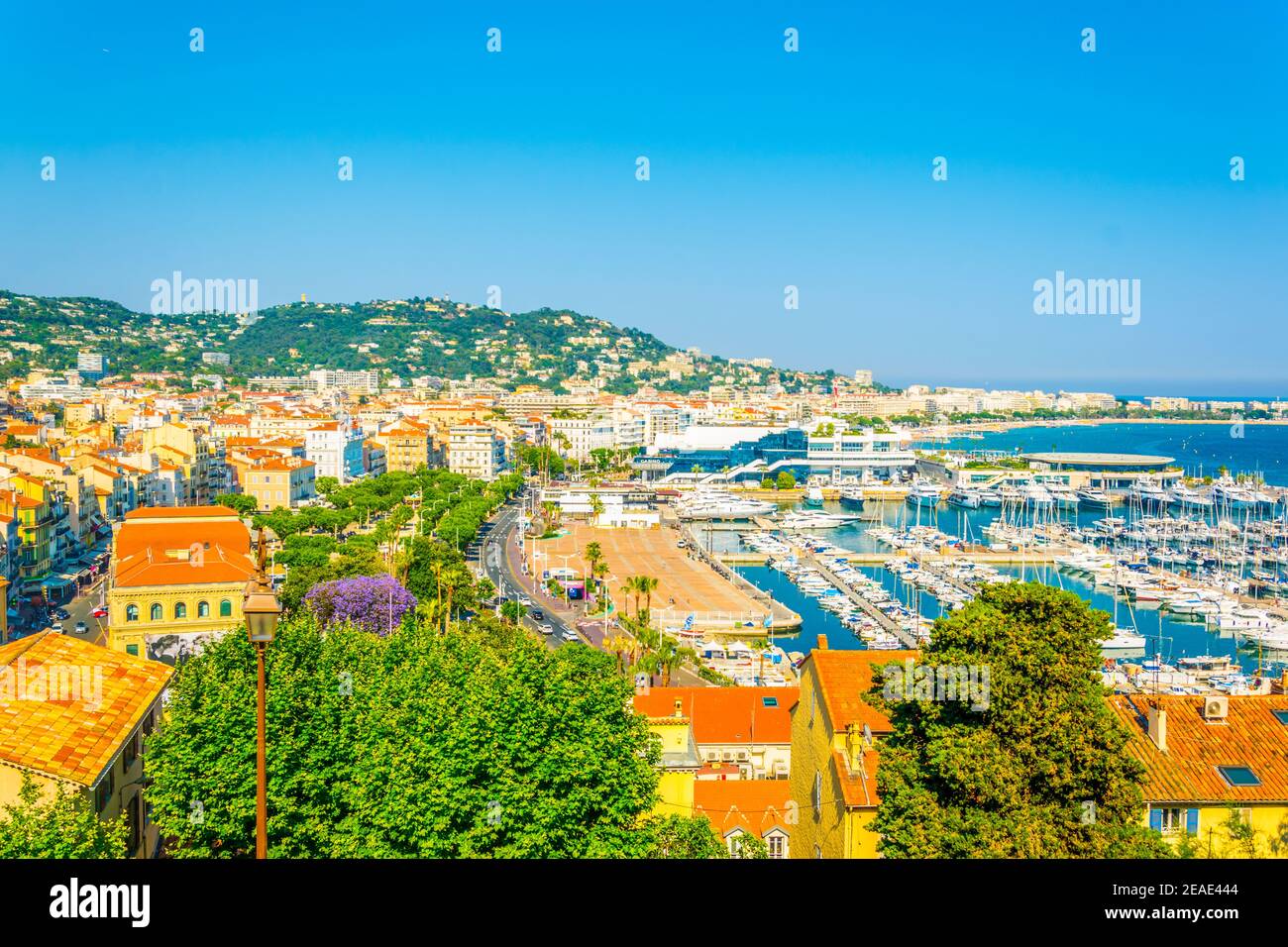Aerial view of Cannes Stock Photo - Alamy
