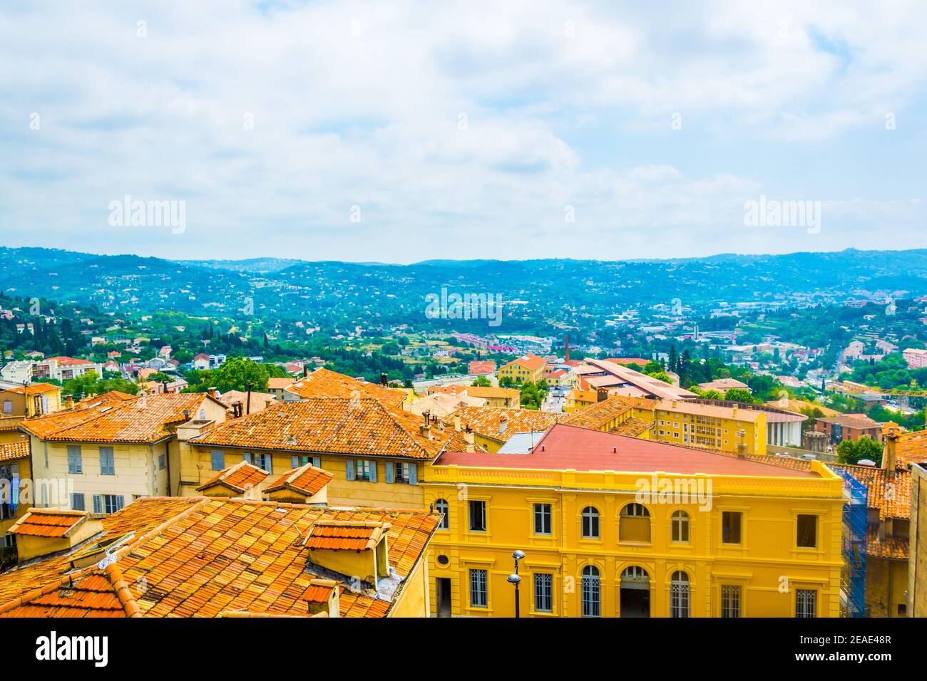 Aerial view of Grasse, France Stock Photo - Alamy