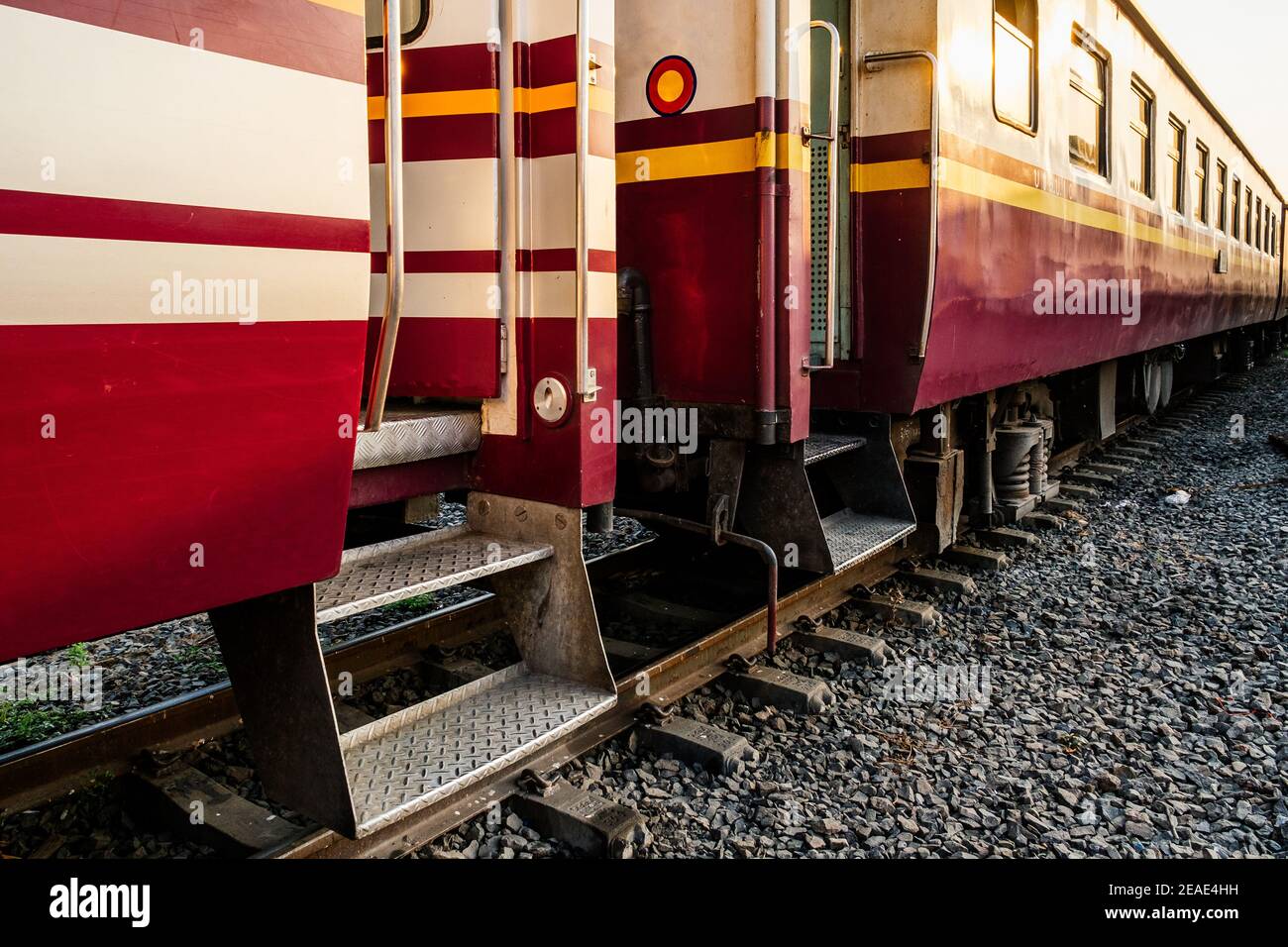 Railroad steps stairs hi-res stock photography and images - Alamy