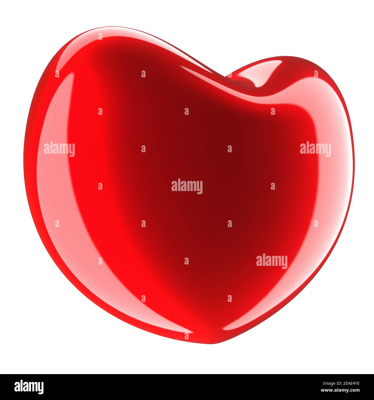 Red Shiny Red Heart In The Middle Says Thet Hearted
