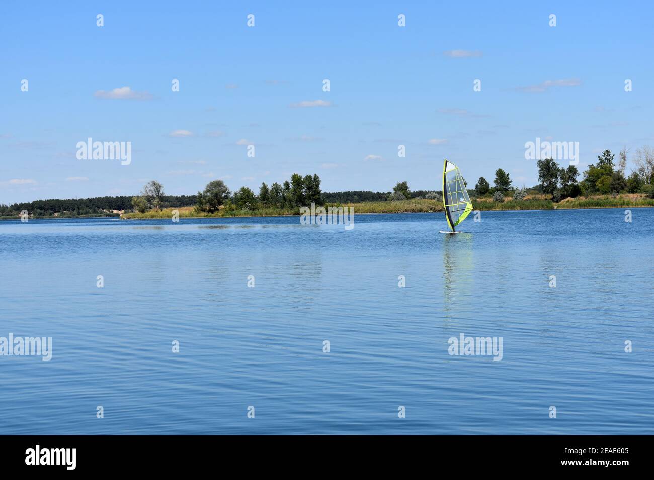 Beach on the lake Stock Photo - Alamy