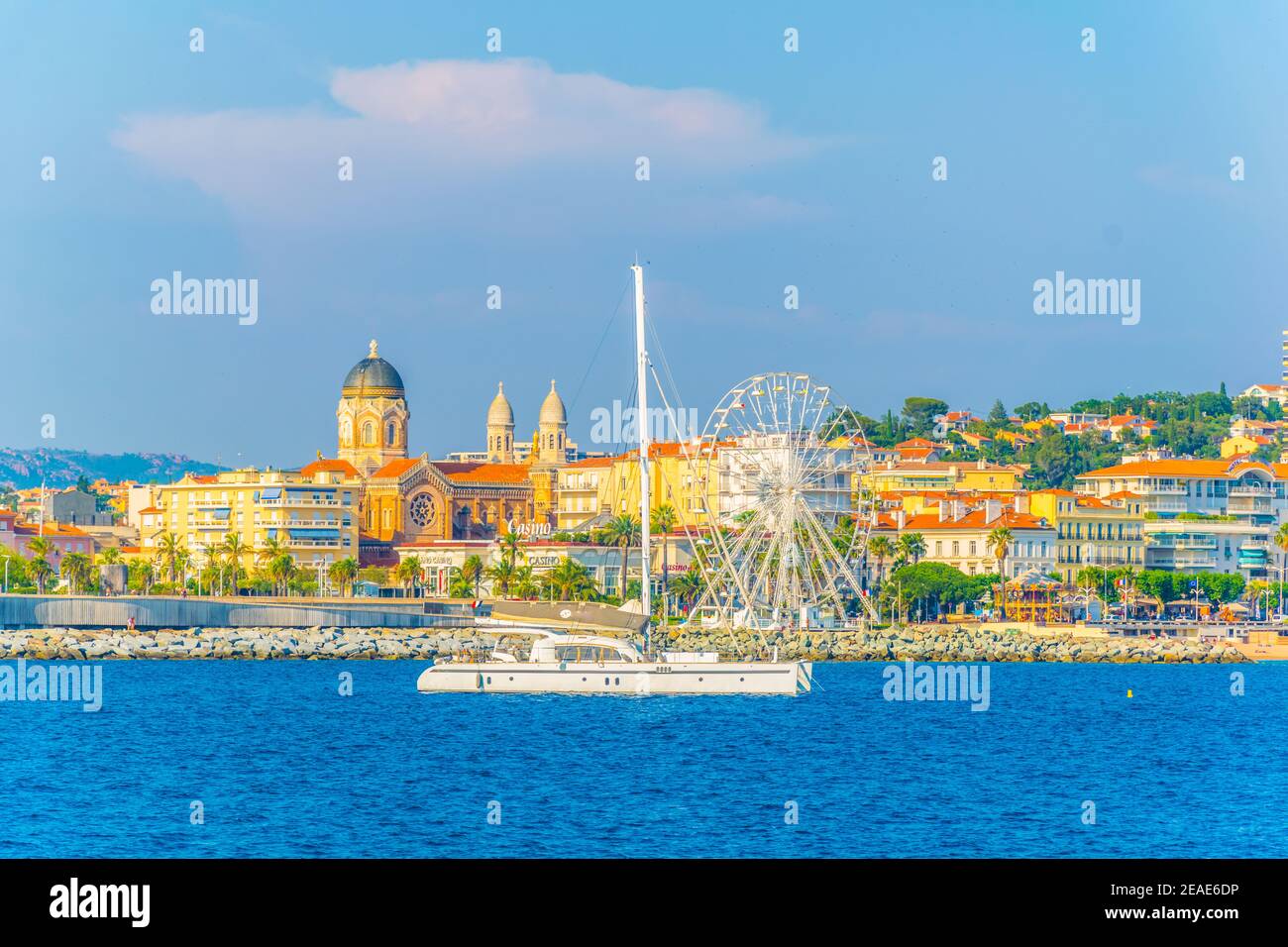 Cityscape of Saint Raphael Stock Photo - Alamy