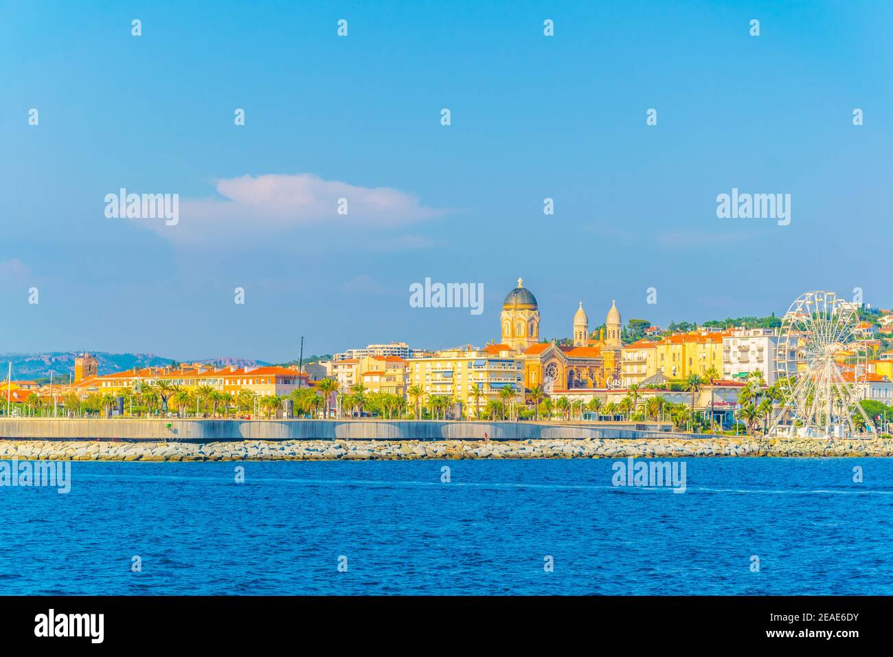 Cityscape of Saint Raphael Stock Photo - Alamy