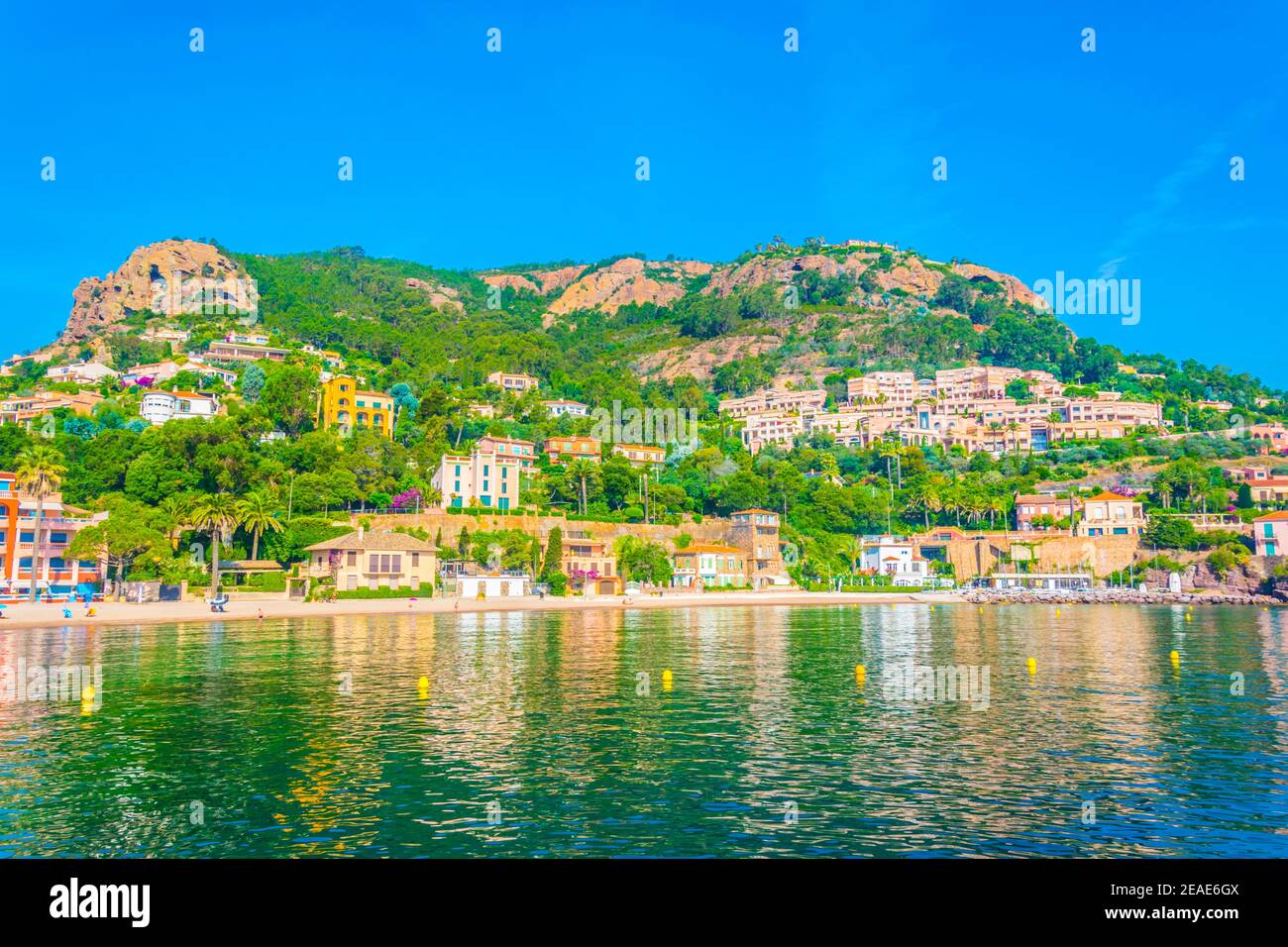 Theoule sur Mer village in France Stock Photo - Alamy