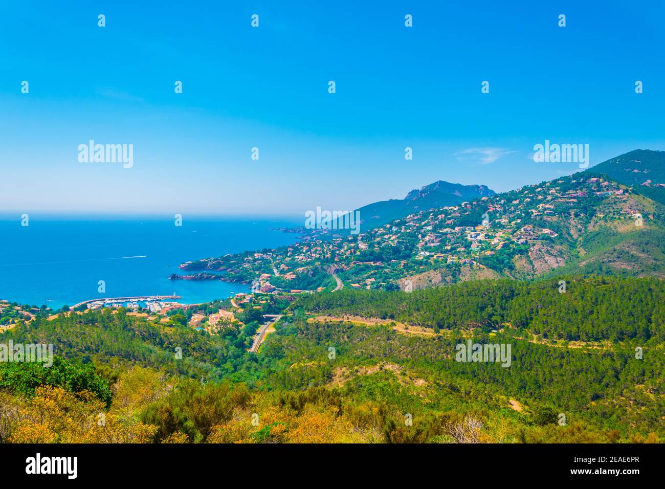 Le Trayas Superieur at the esterel massif in France Stock Photo - Alamy