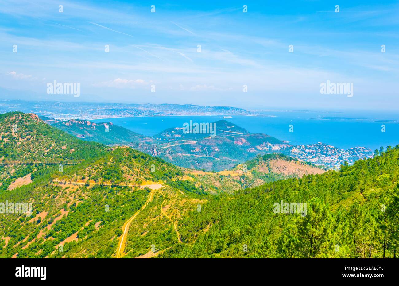 Esterel Massif in France Stock Photo - Alamy