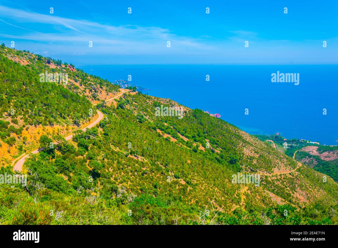 Esterel Massif in France Stock Photo - Alamy