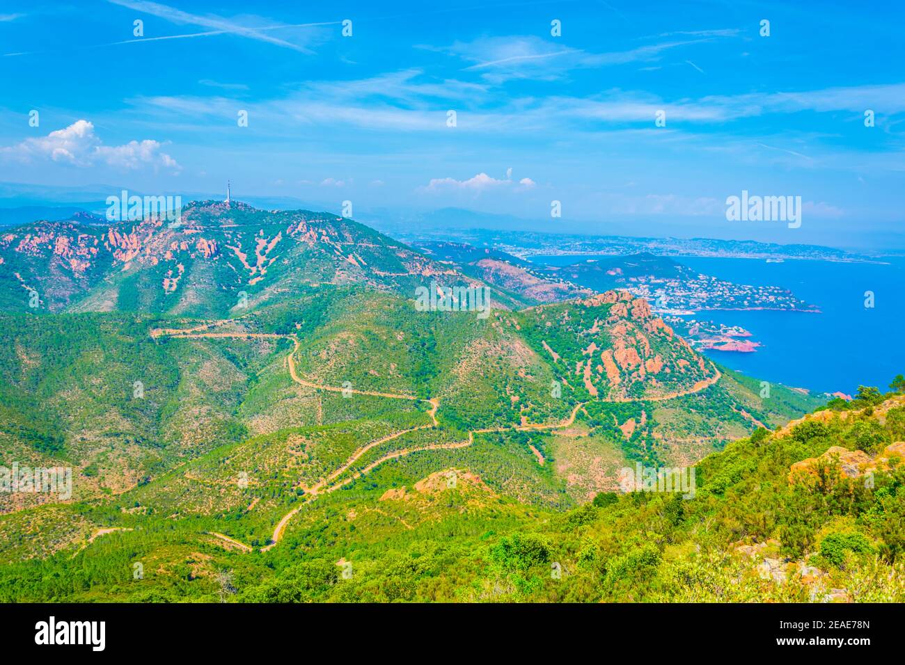 Esterel Massif in France Stock Photo - Alamy