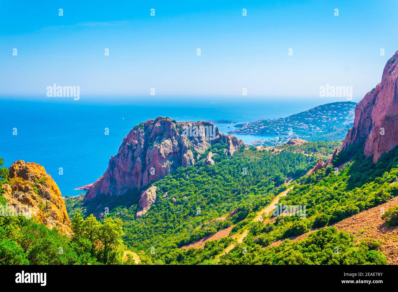 Pic du Cap Roux at Esterel Massif in France Stock Photo - Alamy