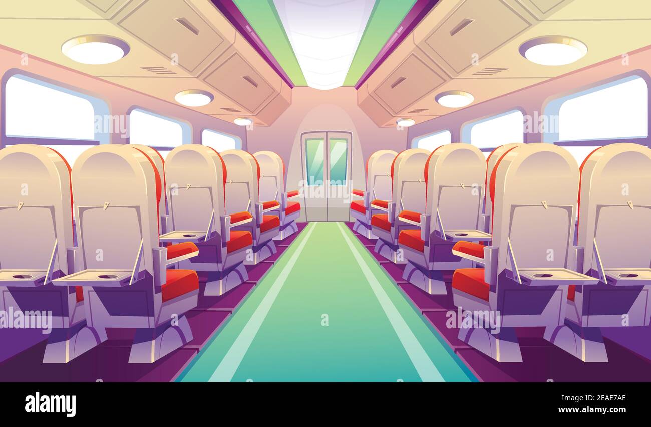 Empty Train Carriage Stock Vector Images - Alamy