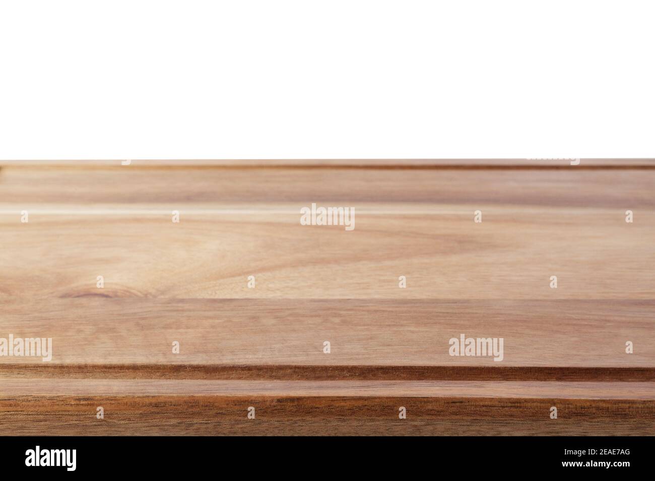 Empty cutting wooden board isolated on white background side view Stock ...