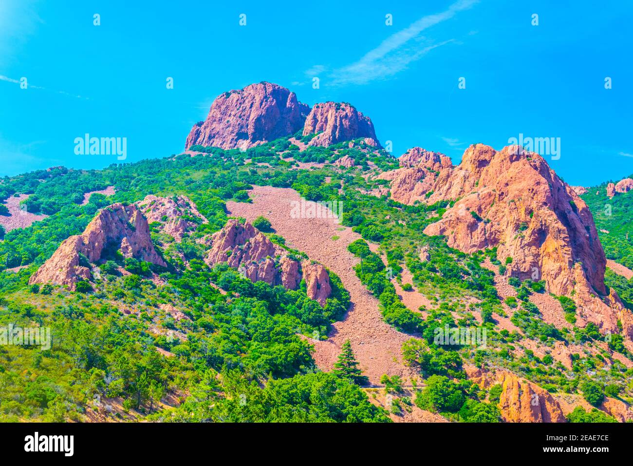 Pic du Cap Roux at Esterel Massif in France Stock Photo - Alamy